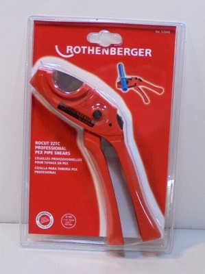 New Rothenberger No. 52040 ROCUT 32TC Pro Pex Pipe Shears Up To 1 ...