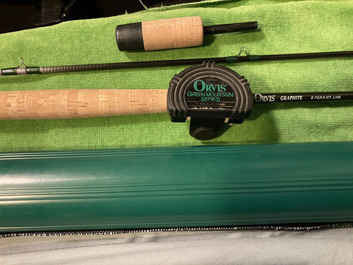 Orvis Green Mountain Graphite 9 Weight 2-Piece Fly Rod with Sock and ...