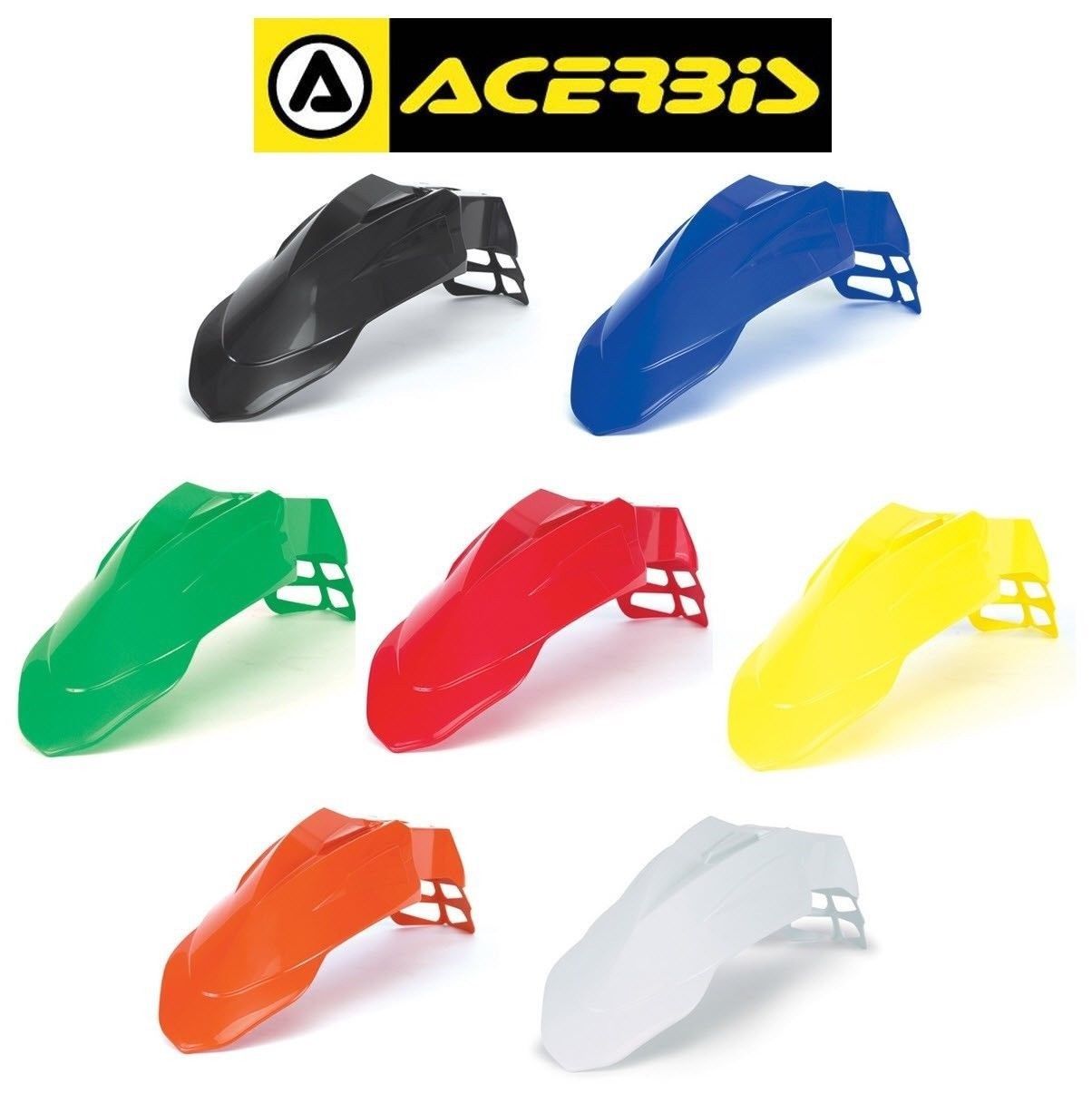 Acerbis Supermoto Universal Motorcycle-Front Fender Super Moto Motard ...