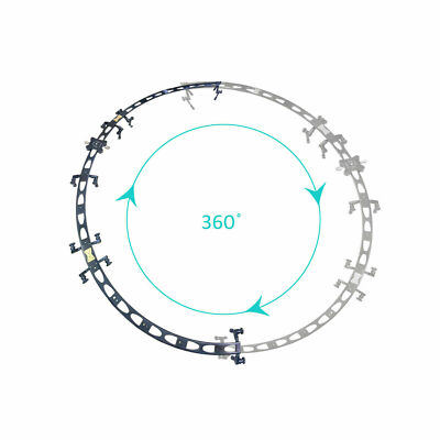 Shootvilla Full Circle Camera Track 360° Curve Slider 1meter radius ...