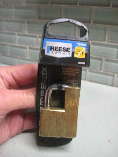 Reese Trailer Coupler Lock Towpower Adjustable With 2 Keys 7005300 New ...