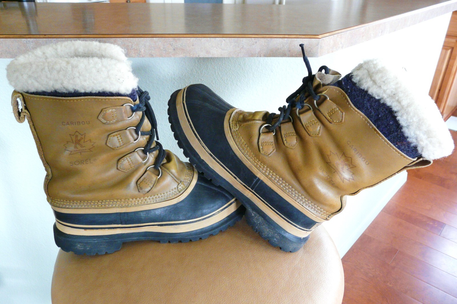 Sorel Caribou Winter Boots sz 10 w/ wool liners . Made in Canada not ...
