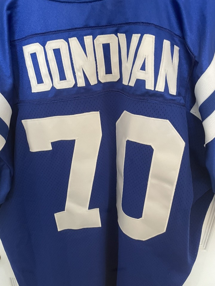 Vtg Baltimore Colts Art Donovan Jersey Mens Xl Throwback Stars Made In ...