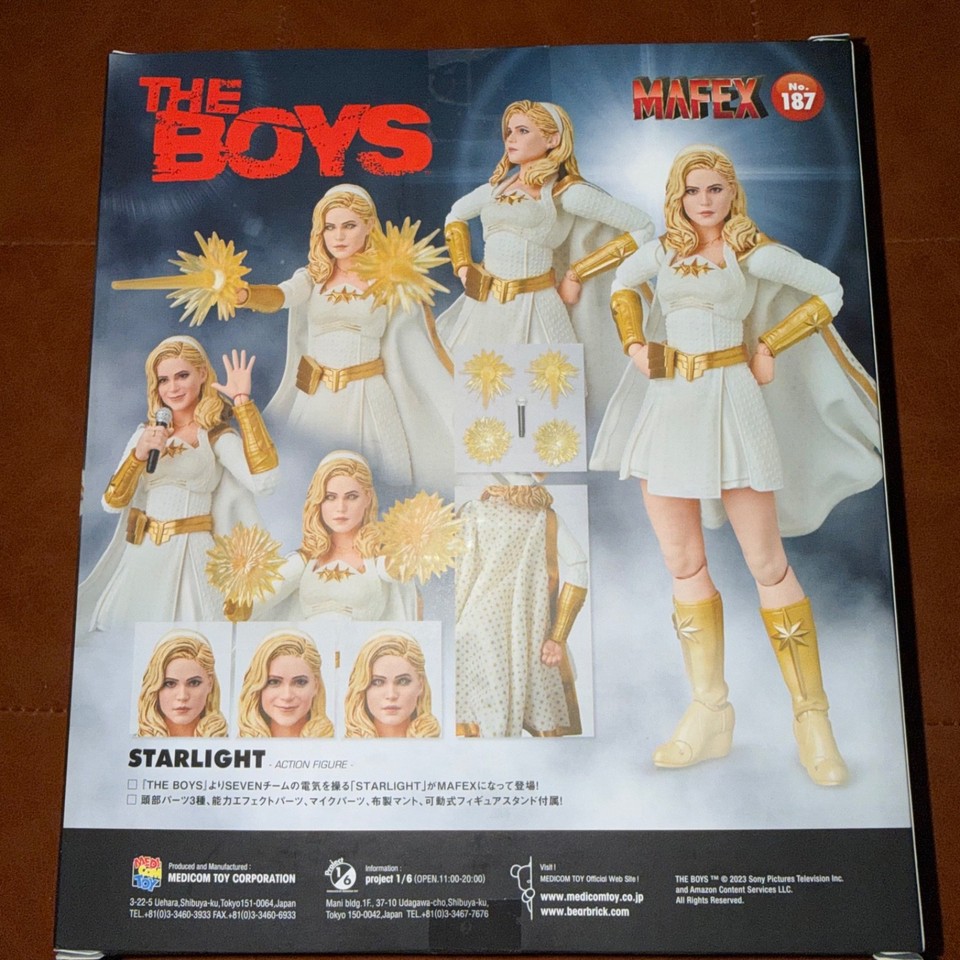 Mafex No. 187 Starlight (The Boys) Action Figure Medicom Toy Brand New Sealed | eBay