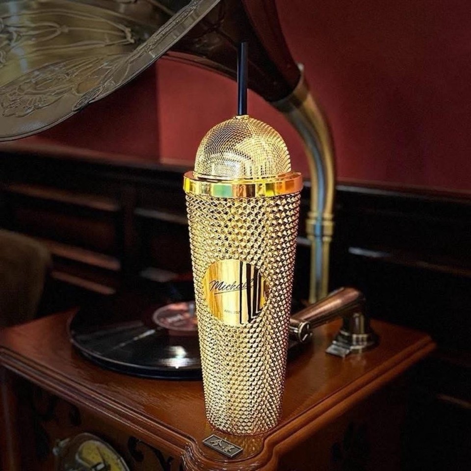 Michael Jackson 2026 Movie Microphone Cup 24oz. Brand New In hand ...