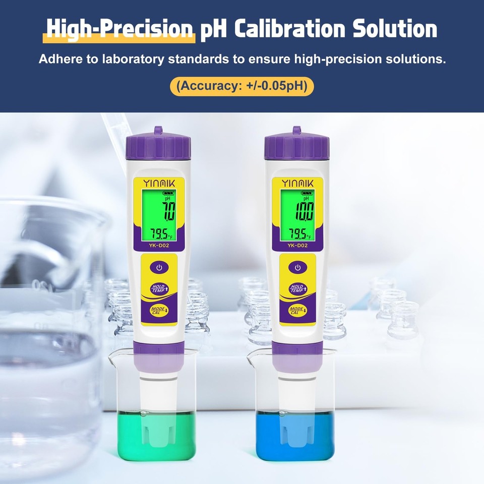 pH Calibration Solution, 7.00&10.01 pH Buffer Calibration Solution, Each 500m... | eBay