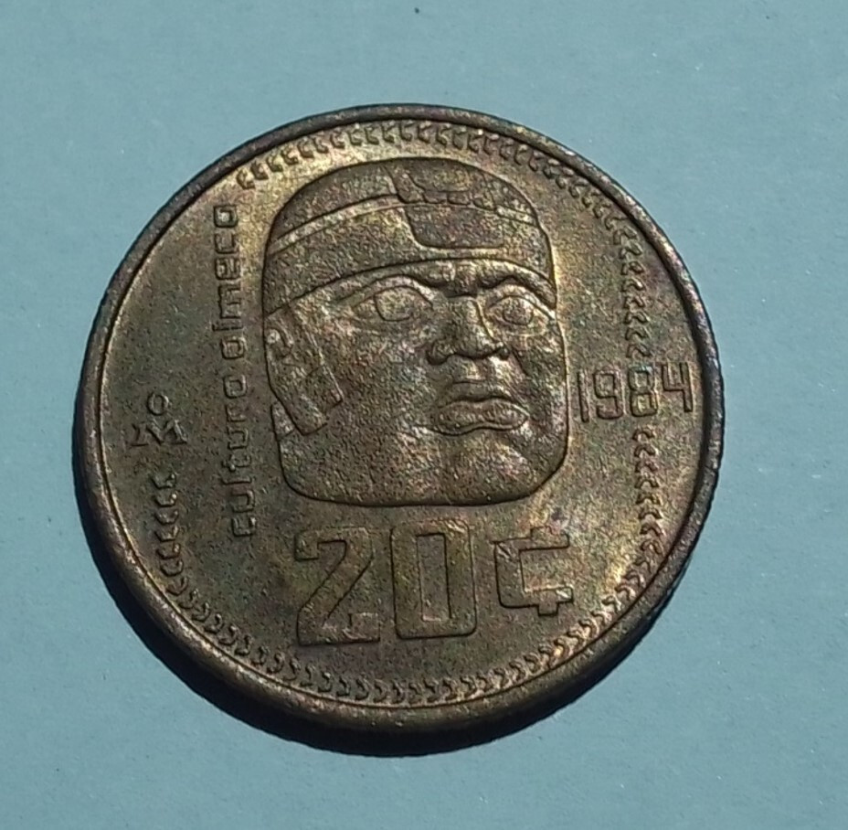 Mexico coin $20 centavos (4th serie: Cultura Olmeca) choose the year | eBay