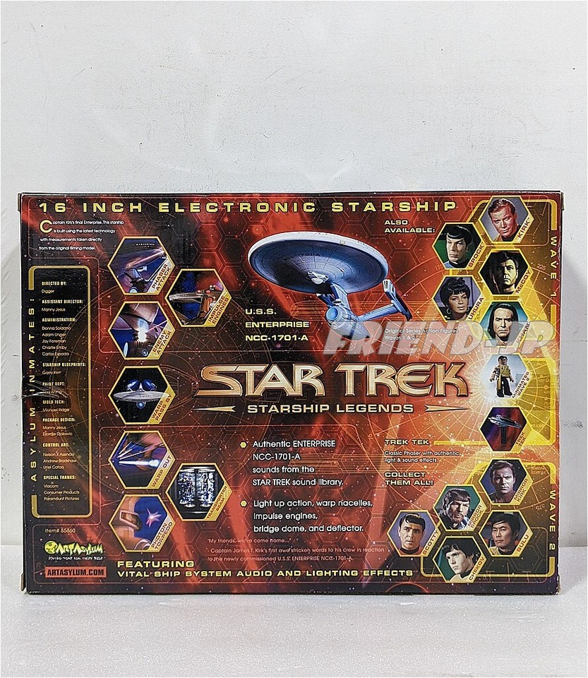 Art Asylum Star Trek Starship Legends USS Enterprise NCC-1701-A Sound ...