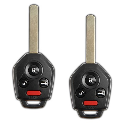 2 Replacement For Subaru Legacy Outback Remote 57497-AJ00A 4 Button ...