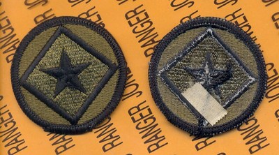 US Army 122nd ARCOM Army Reserve Command OD Green & Black uniform patch ...