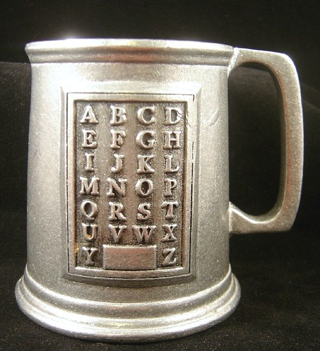 Childs ABC Alphabet Cup Mug Wilton Armetale RWP Columbia PA Childrens ...
