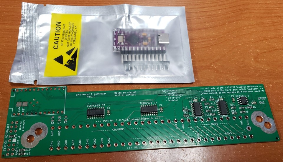 IBM Model F xwhatsit universal F122 Unsaver 3178 AT Controller USB-C ...