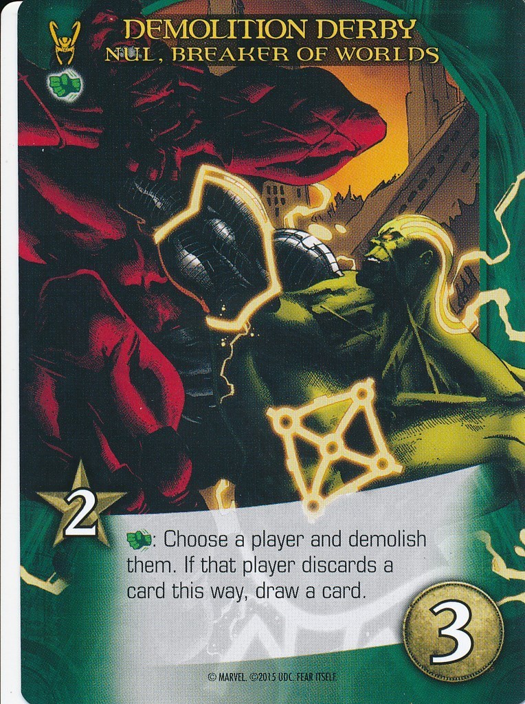 NUL, BREAKER OF WORLDS HULK Upper Deck Marvel Legendary DEMOLITION ...