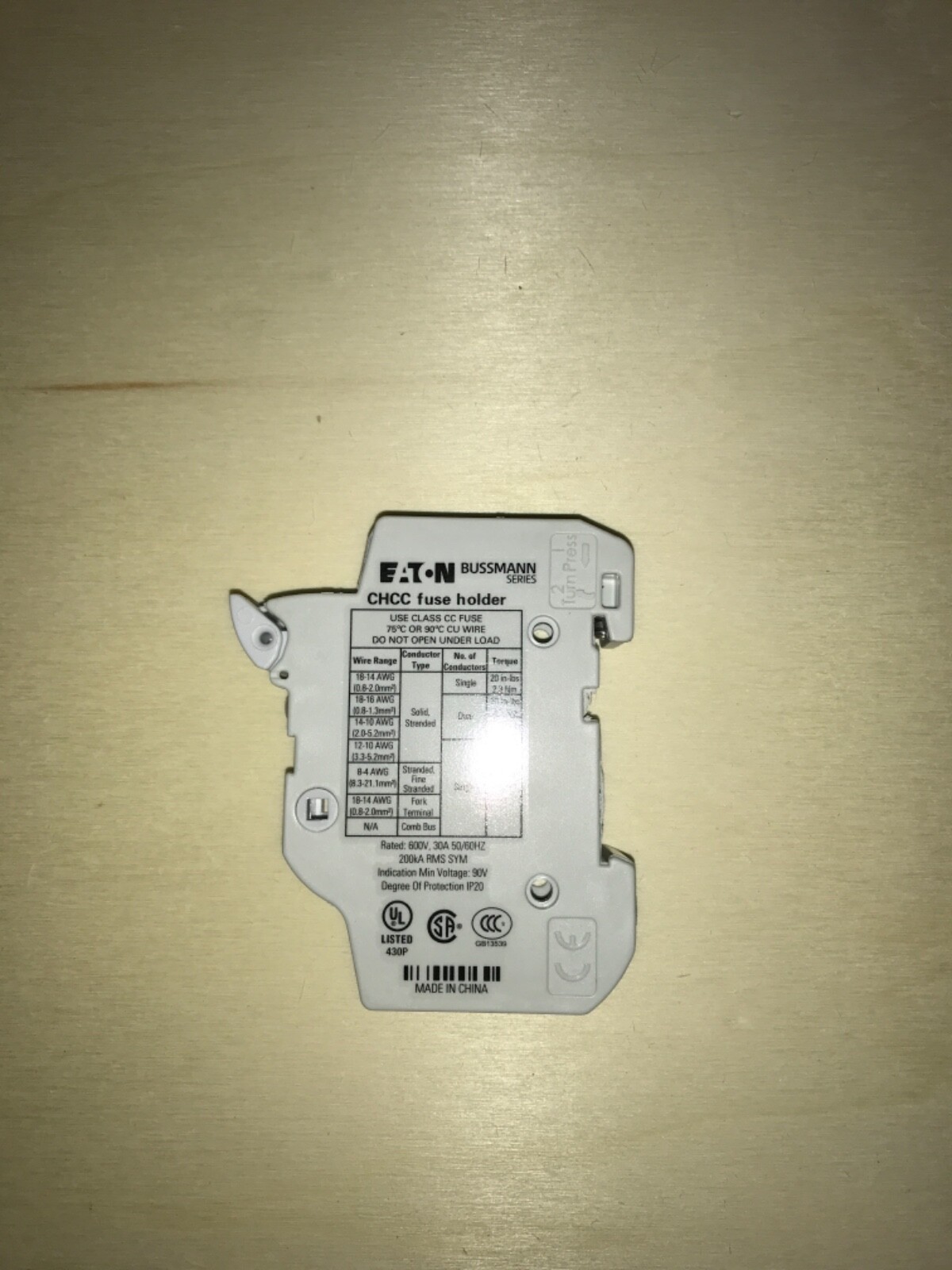 Eaton Fuse holder, #CHCC1DIU, New OTHER, FAST Free SHIPPING | eBay