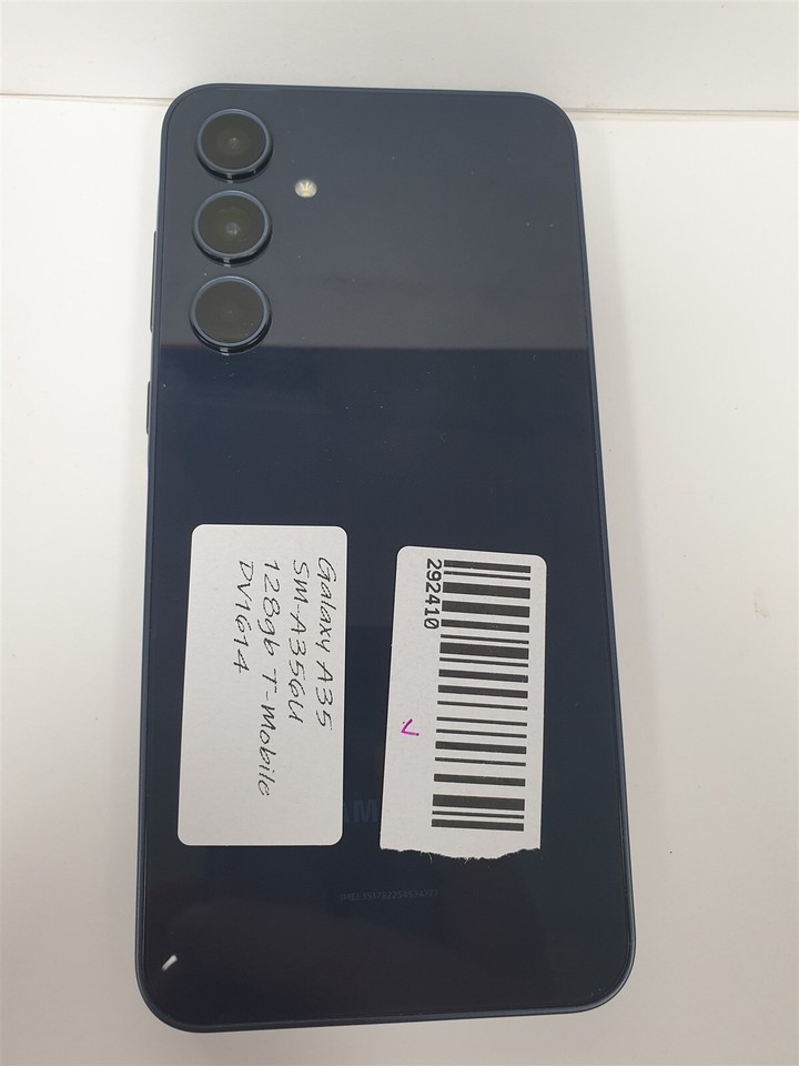 Samsung Galaxy A35 5G 128gb Black SM-A356U (T-Mobile) Fully Functional ...