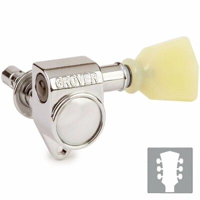 NEW Grover 106 Original Locking Rotomatic Tuners Keystone Buttons 3x3 ...