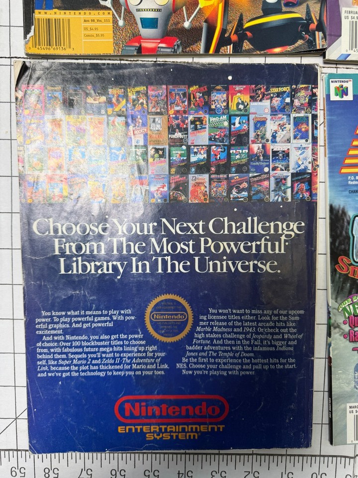 Vintage Nintendo Power Magazine Lot of 4 NES N64 Includes Volume #1 | eBay
