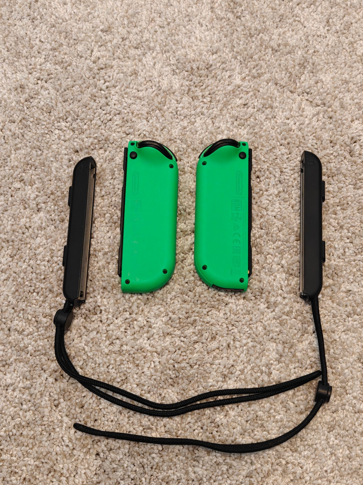 Nintendo Switch Joy Cons Controller Left & Right Neon Green Joycons w ...
