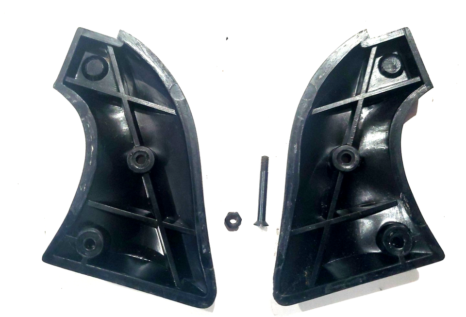 FIE/EIG Model E-15 .22 LR Revolver Parts: Black Grips with Screw & Nut ...