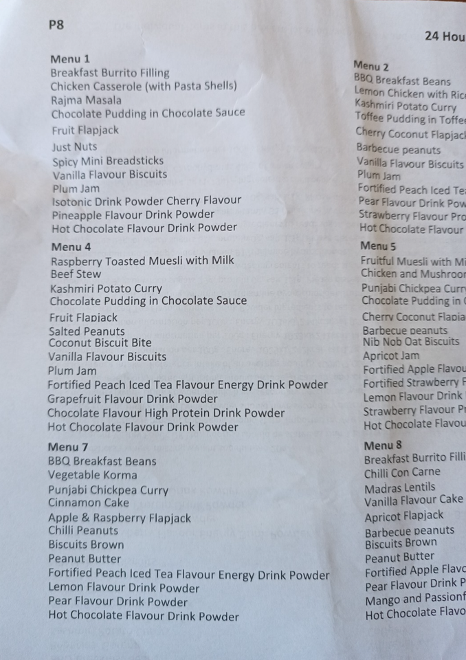 10 X British Military Army Style 24hr Rations Packs Camping MRE Meals ...