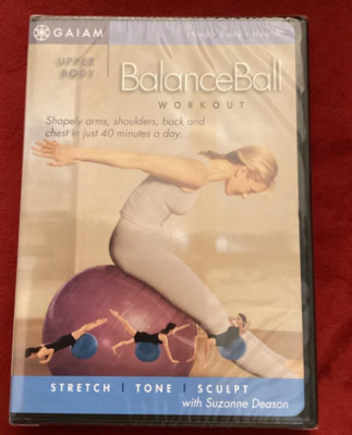 Gaiam Upper Body Balance Ball Workout Video New and Sealed DVD | eBay