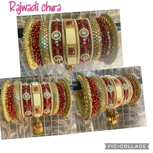Red Bangel Bridal Wedding Punjabi Churda Indian Traditional women ...