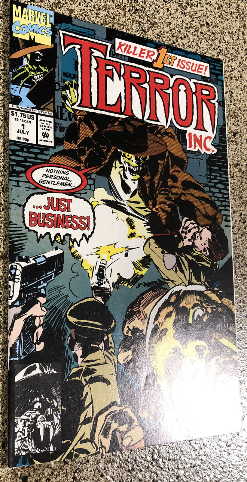 Terror Inc. Killer 1st Issue #1 MarvelComics 1992 + Bonus Comic | eBay