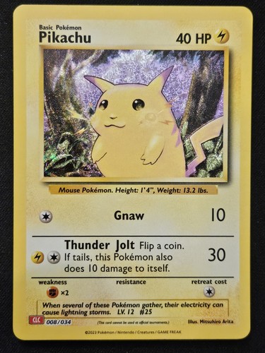 Pikachu 008/034 CLC Classic Collection Charizard Deck Holo Pokémon TCG ...
