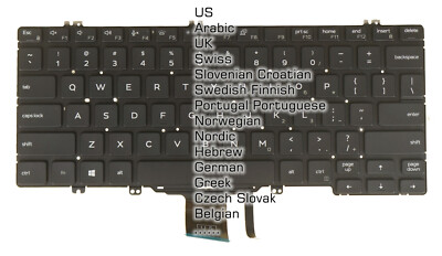 Keyboard for DELL Latitude 7300 5300 5310, 5300 2 in 1, 5310 2 in 1 ...