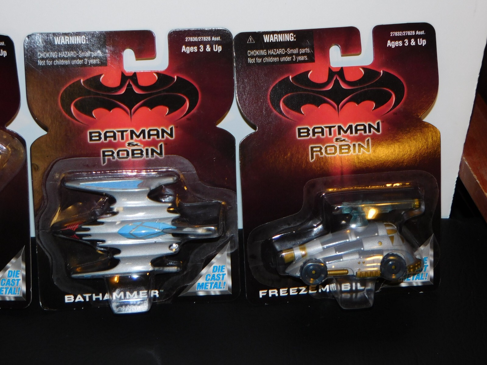 LOT OF 4 BATMAN & ROBIN VEHICLES KENNER 1996 COMPLETE SEY OF 4 BRAND ...