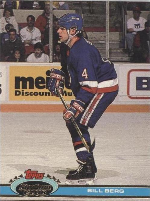 1991-92 Topps Stadium Club - Bill Berg #385 (RC) for sale online | eBay
