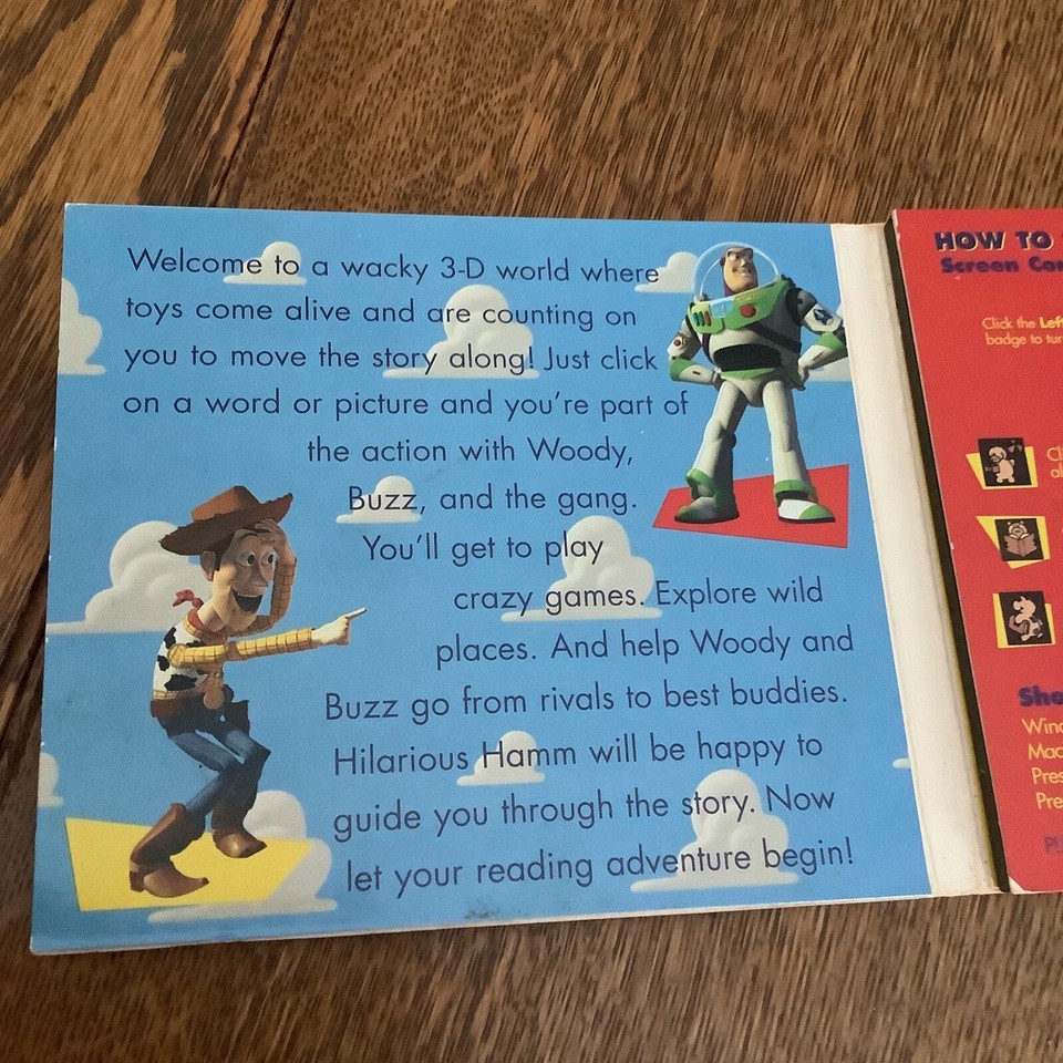 Disney's Toy Story Animated StoryBook PC Game Windows Macintosh, 1996 ...