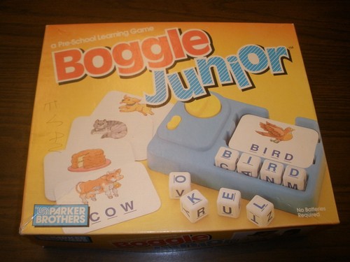 BOGGLE JUNIOR Pre-School Learning Game 1988 COMPLETE Vintage | eBay