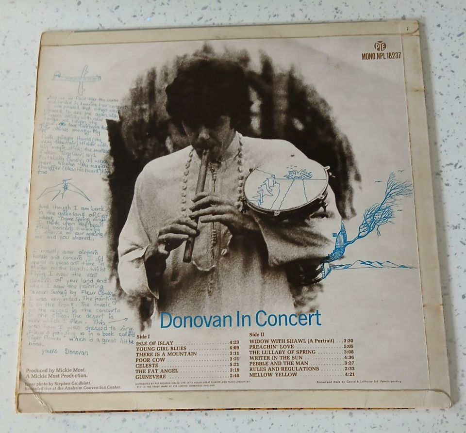 Donovan - Donovan In Concert (LP Album) NPL18237 | eBay UK