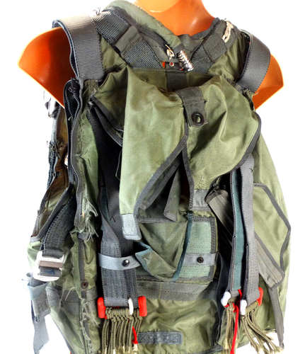 US Military PCU-15 Ejection Seat Harness w/Parachute Pack | eBay