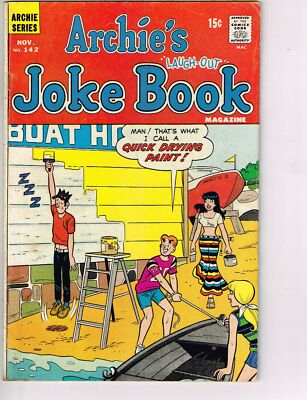 Vintage Comic Book ARCHIE Archie's Joke Book No. 142 Nov. 1969 | eBay