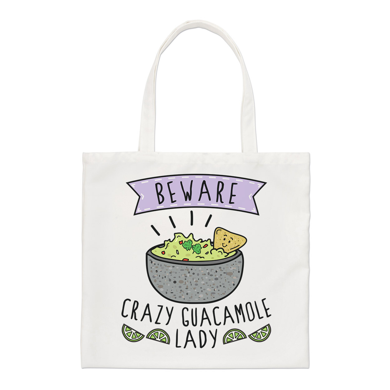 Beware Crazy Guacamole Lady Regular Tote Bag Mum Mothers Day Girlfriend ...