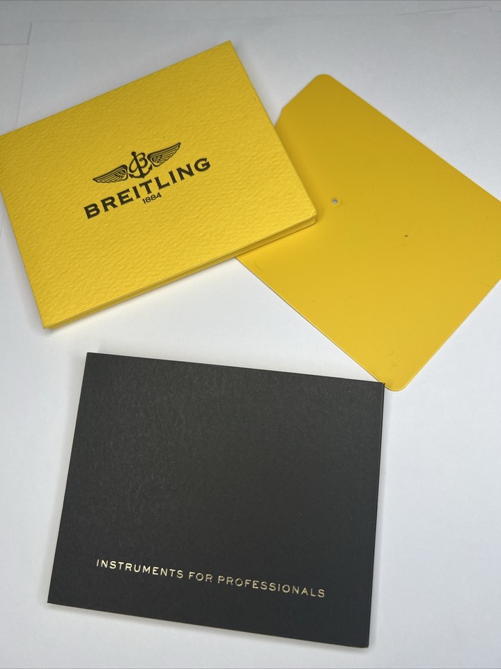 Breitling Black Slide Rule Instructions Manual & Slide Rule & Yellow ...