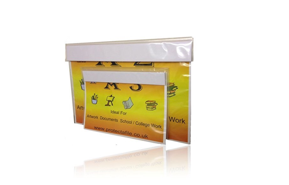 A1 A2 A3 A4 Clear Art Work Carry CASE Portfolio Art File Folder School ...