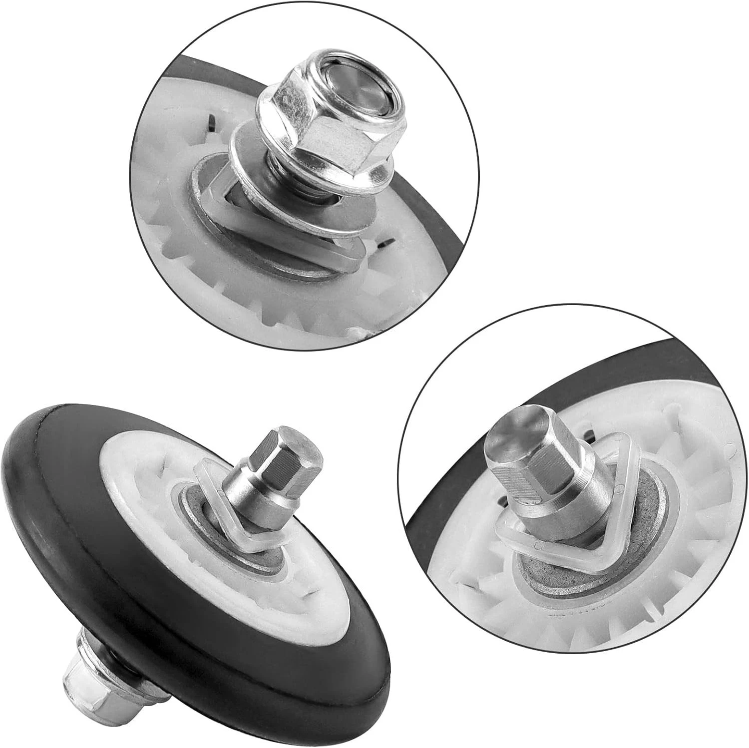 LG DLE2514W DLEX5101V DLE2101W DLEX7177RM Dryer Repair Kit Roller Belt ...
