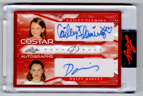 2023 Leaf Pop Century 1/1 Decadence Daisy Ridley Cailey Fleming ...