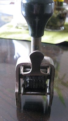 Numbering Machines - Lever Movement