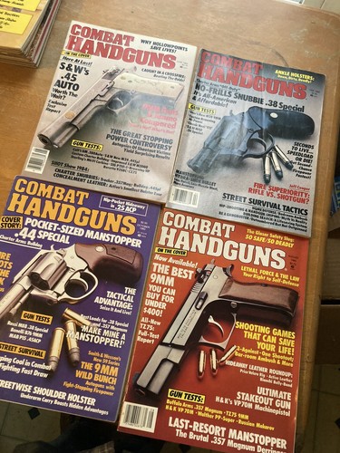 combat handguns magazine 4 Issues | eBay
