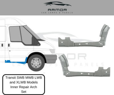 FOR FORD TRANSIT MK6 MK7 00-13 FRONT INNER WHEEL ARCH SILL DOORSTEP ...