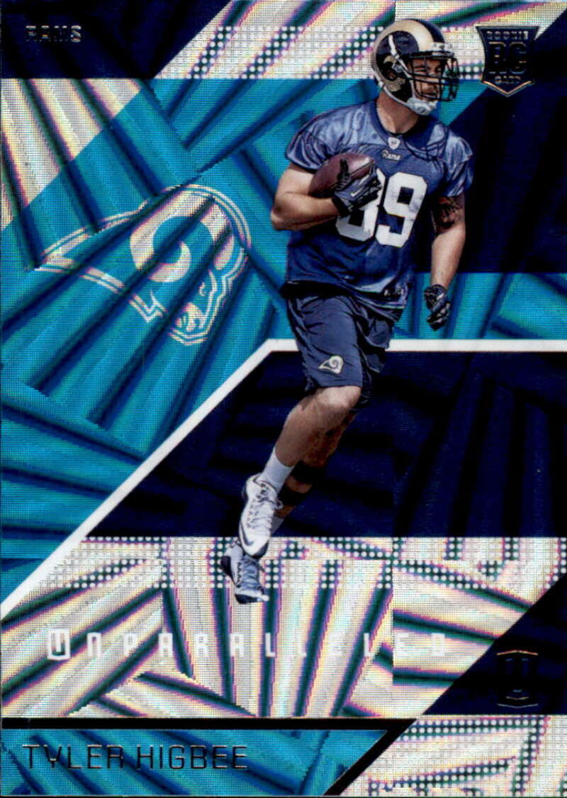 2016 Panini Unparalleled Rookie Teal #196 TYLER HIGBEE LA Rams | eBay