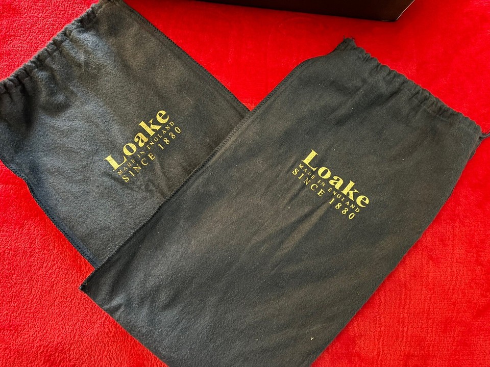 NIB Loake 301DSRF Dark Brown Suede Captoe Oxfords UK sz 10F Dainite ...