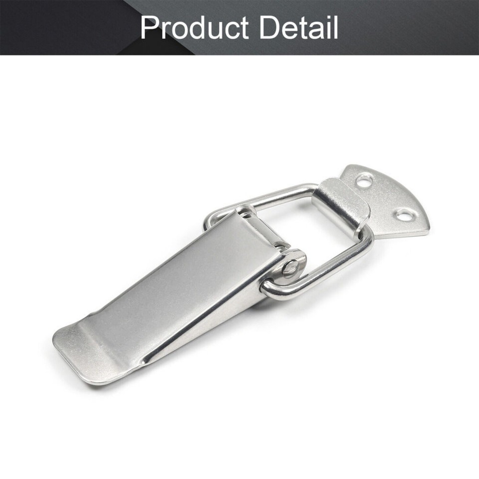 56-120mm Length Spring Loaded Draw Toggle Latch Catches Hasp Stainless ...