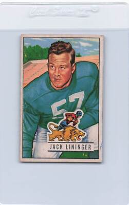1951 Bowman #135 Jack Lininger Lions EX *DA-A5505 | eBay
