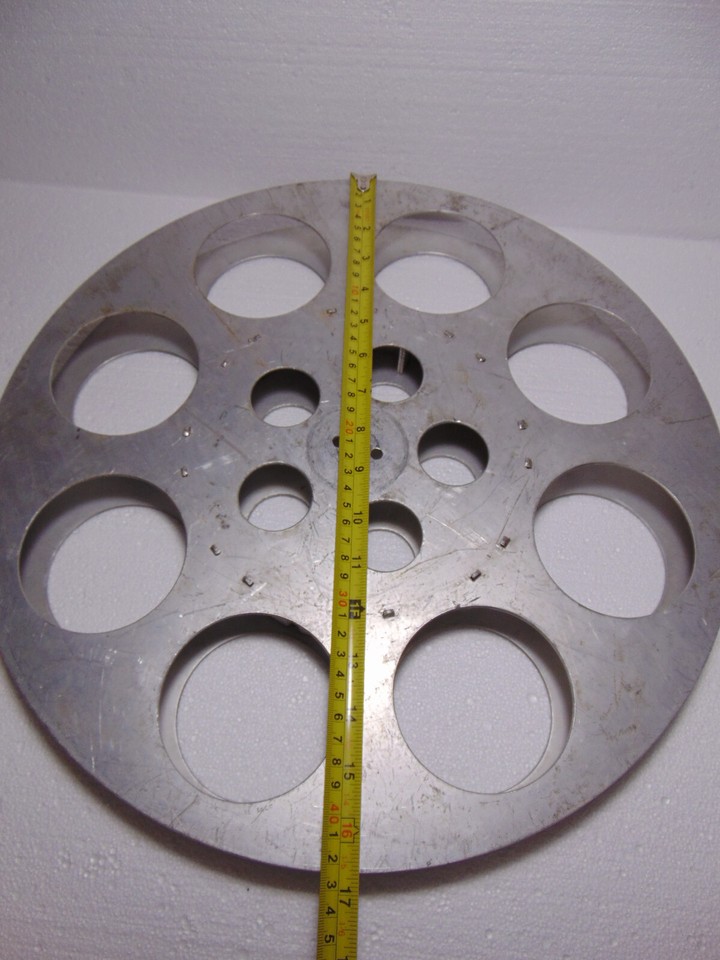 Empty 35mm Film Reel Aluminum Metal 17" Movie Take Up 42cm vintage ...
