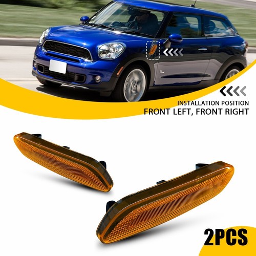 Front Side Marker Signal Light Amber W/O Bulbs For 2011-2016 Mini ...